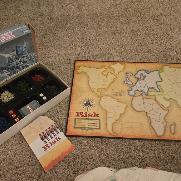 Parker Brothers | Games | Risk Board Game 203 Edition Complete Parker ...